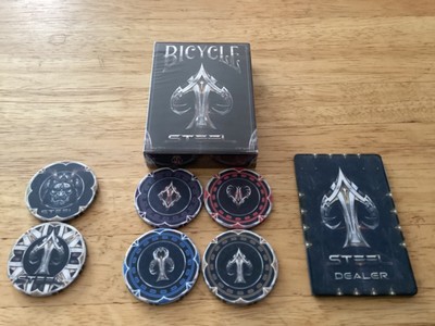 Bicycle Steel Playing Cards Deck and Chips by Cardicians | eBay