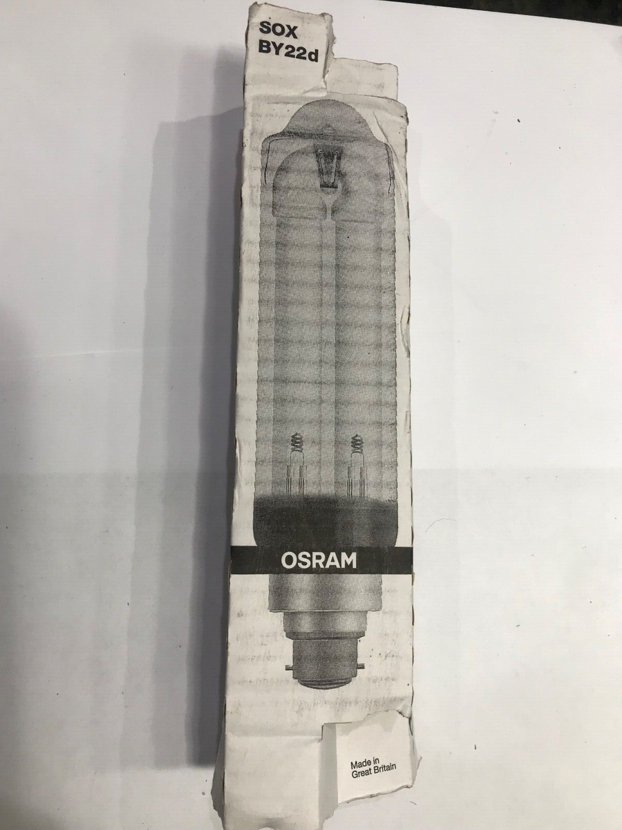 Osram 18w Sox By22d Low Pressure Sodium Ebay By22d 2025