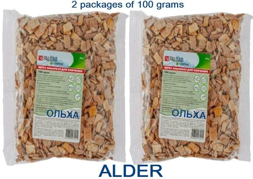 2PCs Wood Chips for Smoking BBQ Fish Meat or Poultry - Wood Chips of ...