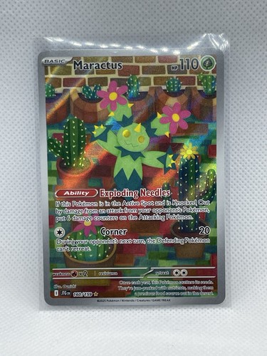 Maractus - 160/159 - Illustration Rare - Journey Together - Pokemon ...