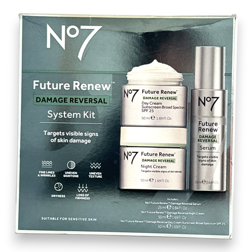 No7 Future Renew Damage Reversal System Kit -3 Pieces- New In Box | eBay