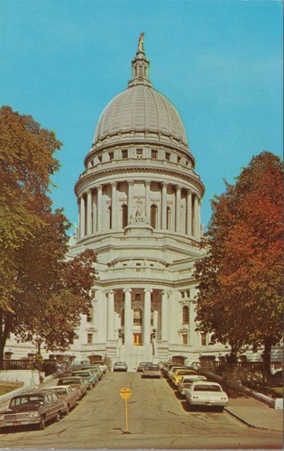 State Capitol Building Madison Wisconsin Chrome Vintage Postcard | eBay
