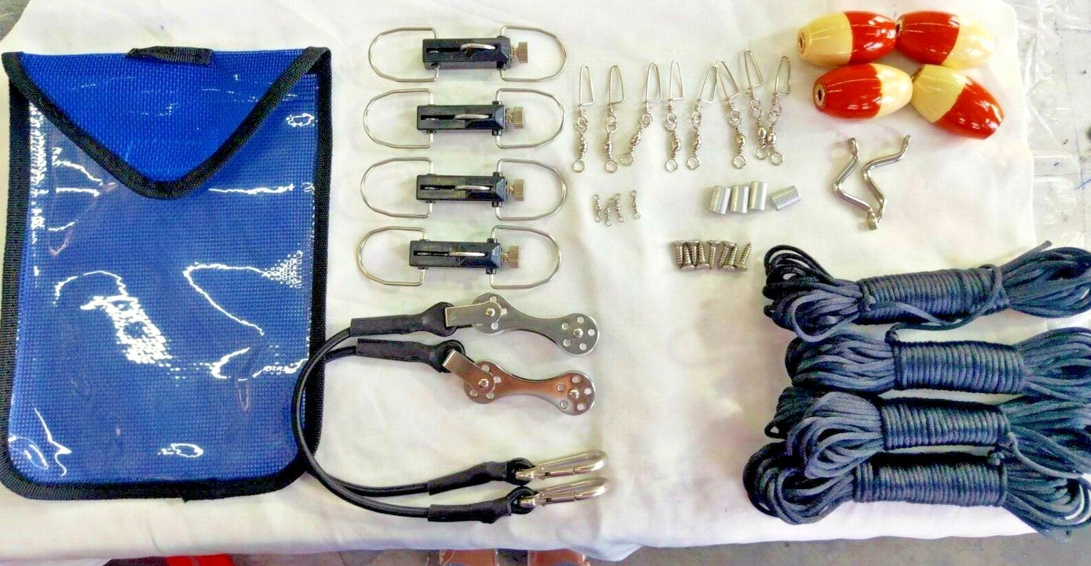 DOUBLE OUTRIGGER POLE RIGGING KIT TACO TIGRESS GEMLUX RUPP Gs450, Gs500 ...