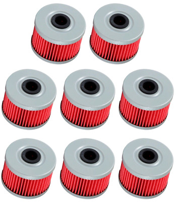 8 Oil Filter Filters for Honda TRX 250 250X 300 300FW 300EX 400EX ...