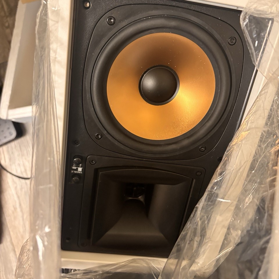 Klipsch RCW 3 REFERENCE Series In-wall LoudSpeaker New W/ Cover White ...
