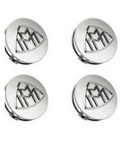 MERCEDES MAYBACH WHEEL CAP Silver 3'' (7.5cm) 4 PCS NEW | eBay