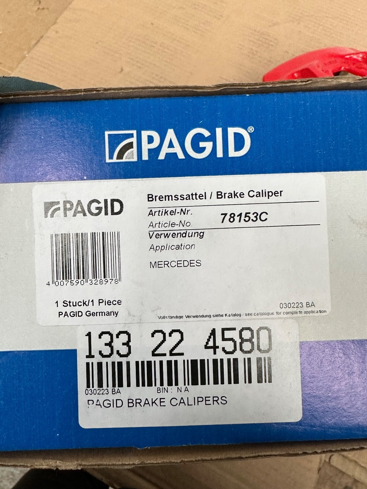 OEM FRONT LEFT BRAKE CALIPER FOR MERCEDES-BENZ C E SLK SLC 2044210581 ...