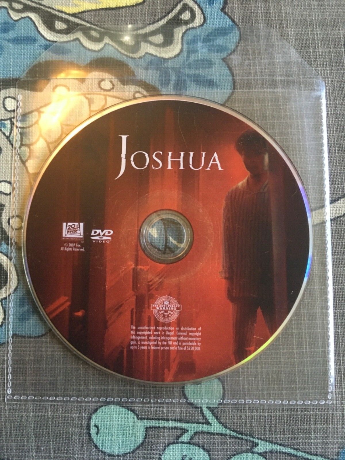 Joshua (DVD, 2009) Sam Rockwell very good condition 24543492092| eBay