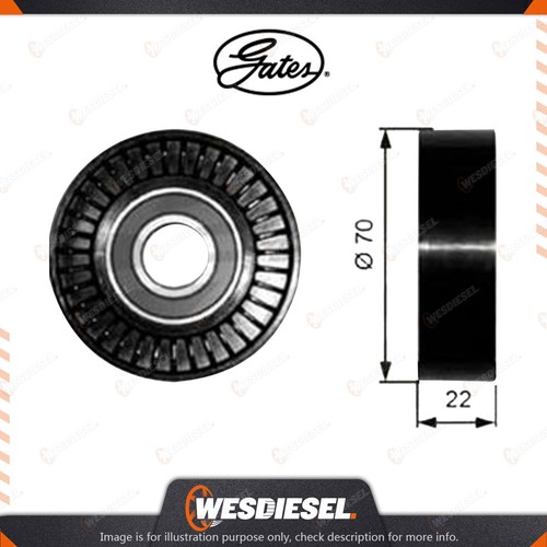 Gates Alternator Idler Pulley fits Benz A-Class A140 A150 W168 W169 1 ...