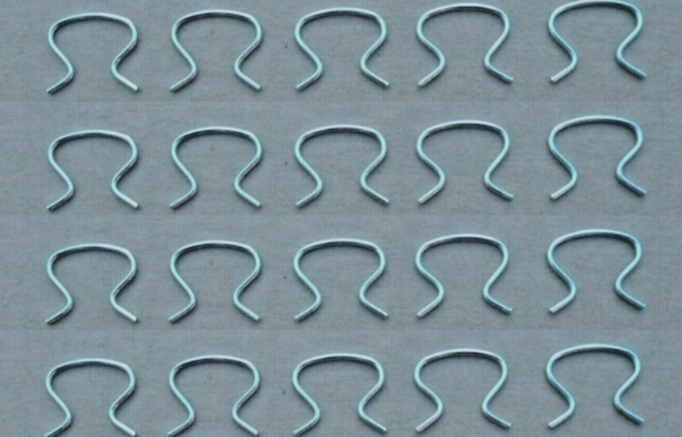 (12pcs) DOOR/WINDOW CRANK HANDLE CLIPS FOR CLASSIC BEL AIR PICKUP ...