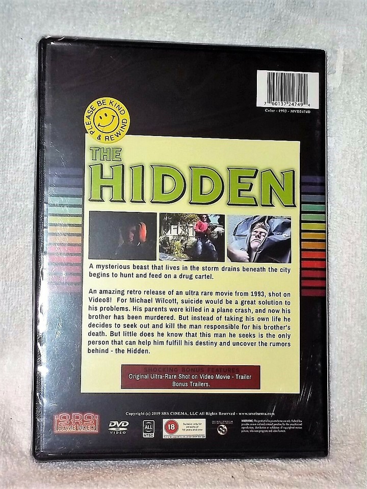 The Hidden [1993] (DVD, 2019) horror Simon Mosley Daniel Rankin Narelle ...