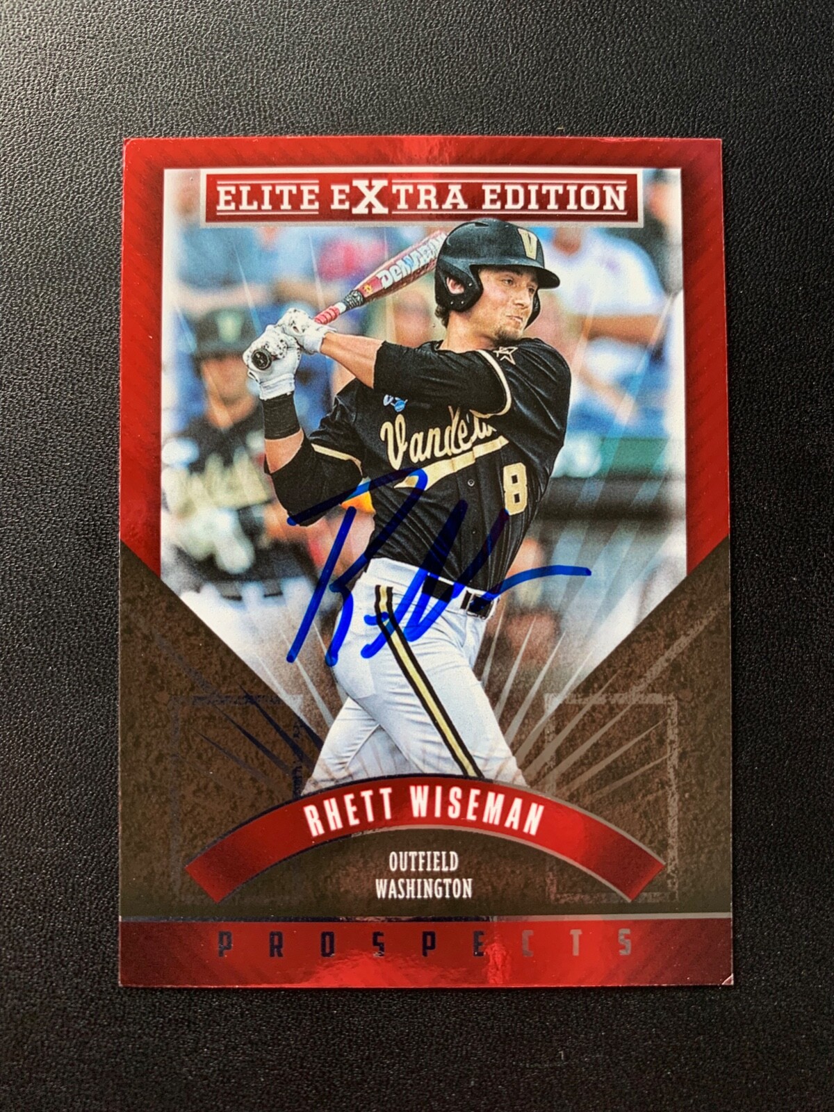 Rhett Wiseman Signed 2015 Panini Elite Extra Edition Washington ...