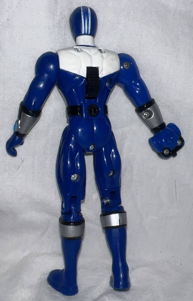 Power Rangers Time Force Blue Time Force Ranger Bandai | eBay