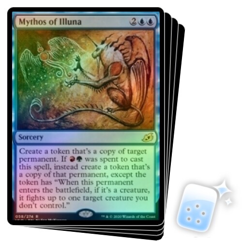 FOIL MYTHOS OF ILLUNA X4 Ikoria IKO Magic MTG MINT CARD | eBay