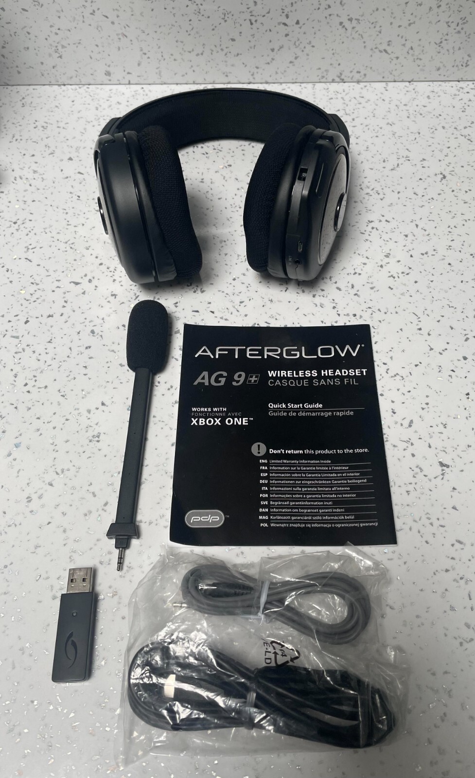 PDP Afterglow Black AG 9+ Premium Wireless Gaming Headset for sale ...
