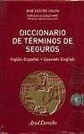 Diccionario de Terminos de Seguros Ingles-español / Spanish-english | eBay