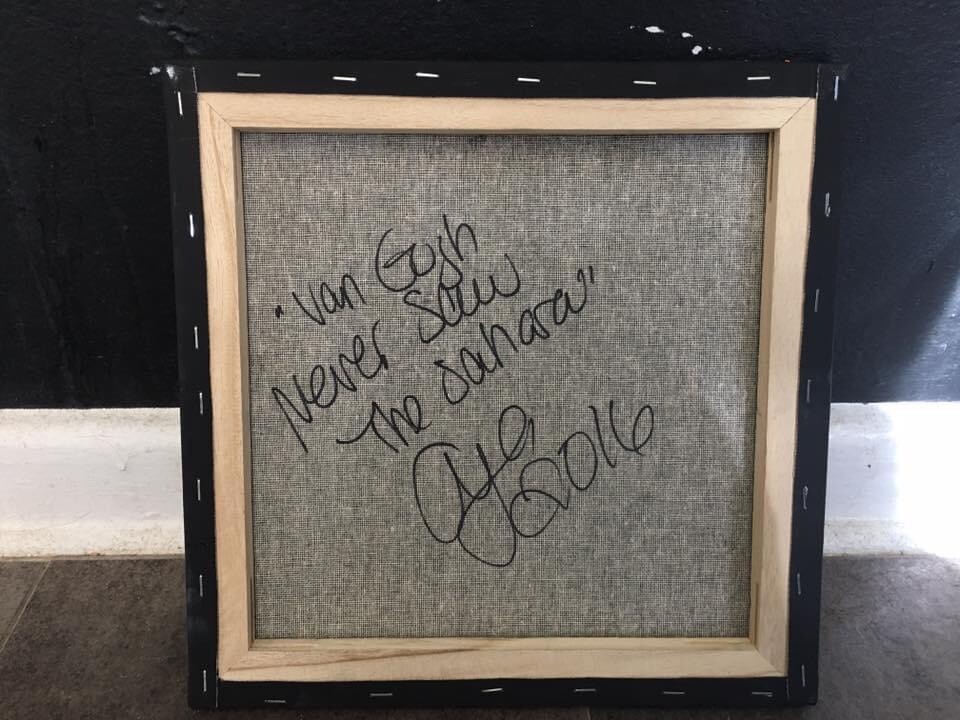 Rare Original Master 2016 Disney Lion King Starry Night Oil Painting ...