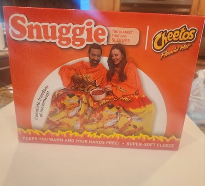 New Snuggie Cheetos Flamin' Hot The Blanket That Has Sleeves One Size ...