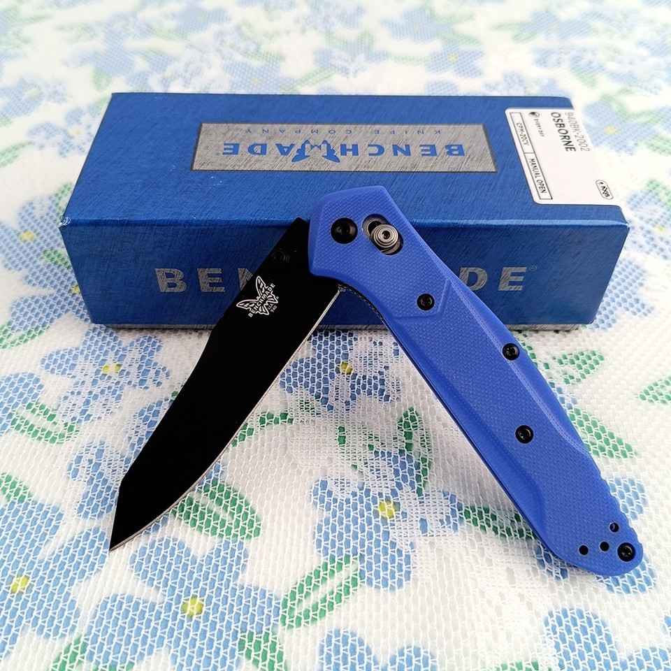 New Benchmade 940BK-2002 Osborne Blue G10 Handle CPM-20CV Blade Limited ...
