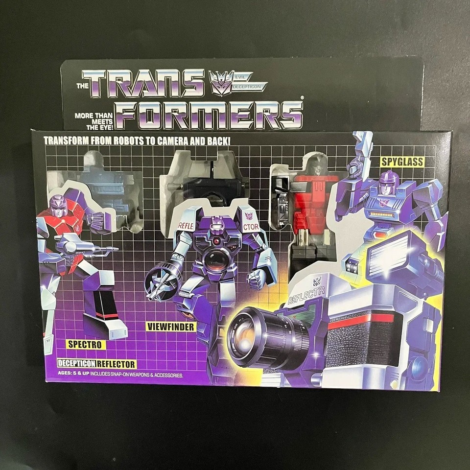 Transformers G1 Reissue Soundwave Laserbeak Frenzy Slamdance Action ...