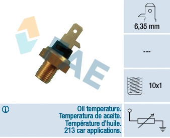 SENSOR OIL TEMPERATURE FITS: VW PASSAT B3/B4 1.8/2.0/2.0 16V/2.0 SYNCRO ...