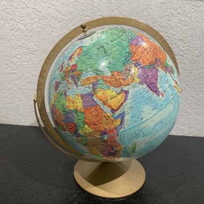 Vintage REPLOGLE World Nation Series 12 Inch Diameter Globe Raised, 80s ...