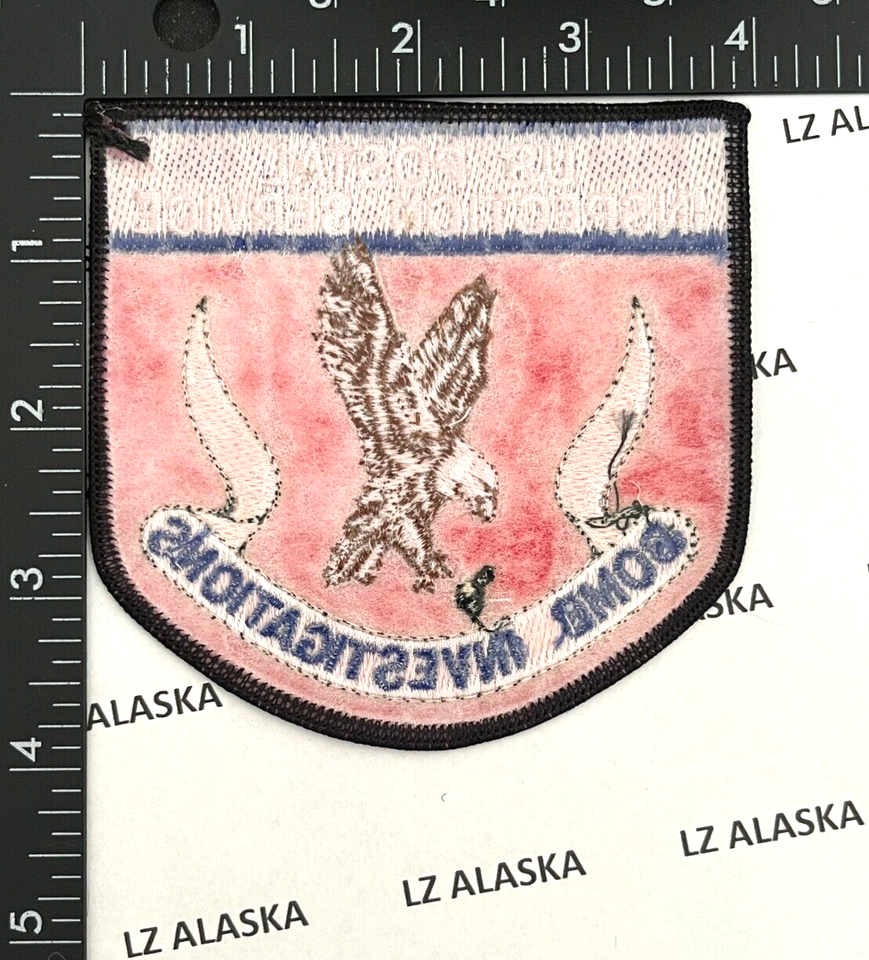 U.S. POSTAL INSPECTION SERVICE BOMB INVESTIGATIONS PATCH (PD 1) POLICE ...