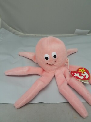 TY INKY The Octopus Beanie Baby VINTAGE Plush Toy RARE Errors 11-29 ...