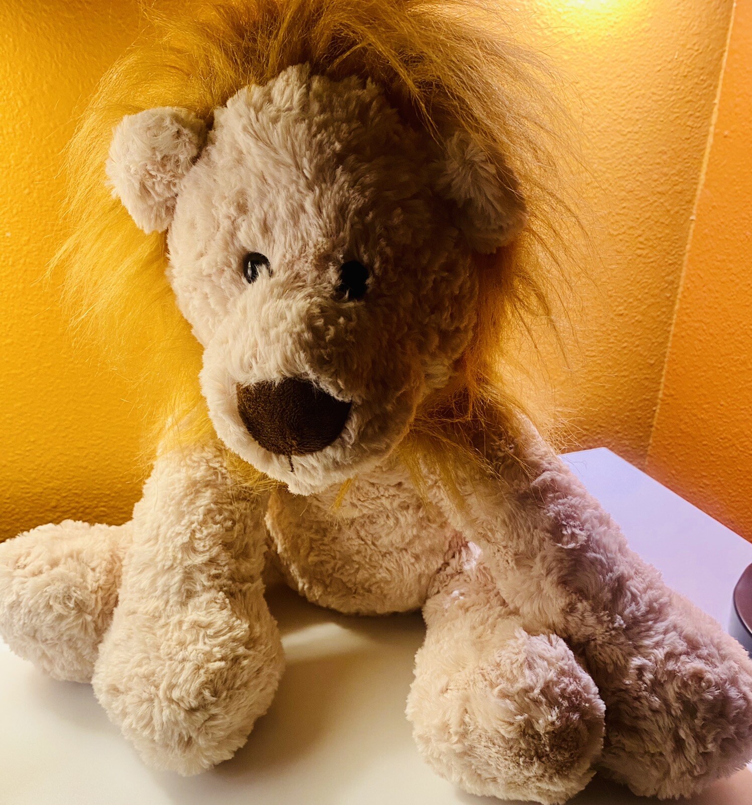 HugFun International Lion Stuffed Animal Soft Brown Large 18in Plush ...