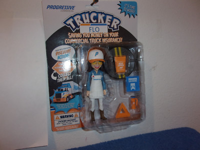 PROGRESSIVE INSURANCE TRUCKER "FLO" 6.5" ACTION FIGURE N.I.B. | eBay