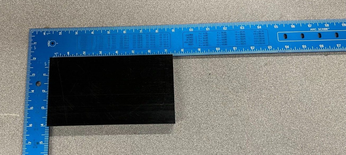 5/8" Thick DELRIN / ACETAL BLACK FLAT SHEET STOCK .625" x 4" x 7.25" | eBay