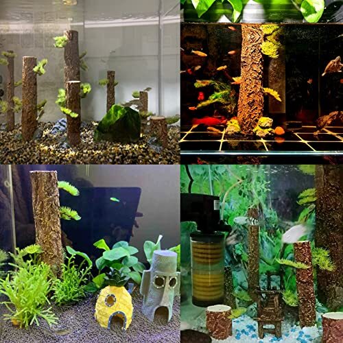 Fish Tank Tree Trunk Tall Decoration Aquarium Tree Stump Freshwater L ...
