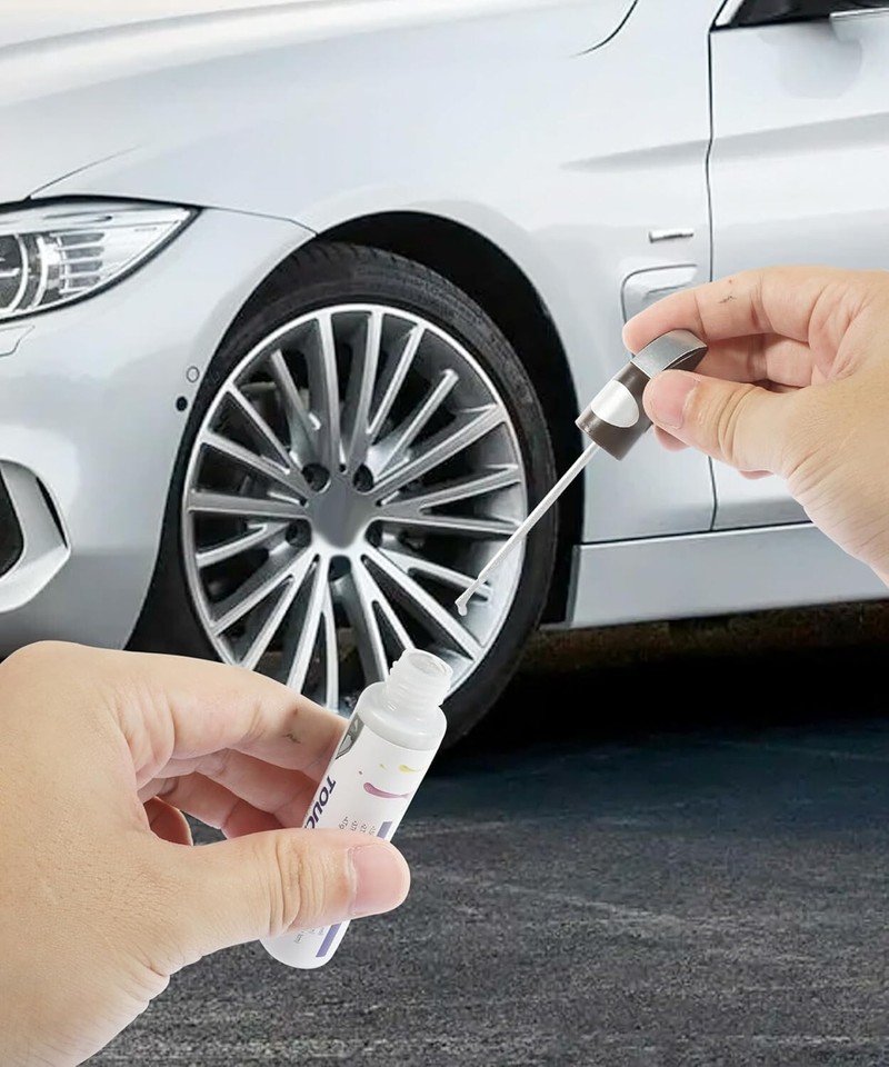 Wheel Repair Kit Silver Rim Touch Up Paint Car Wheel Paint Recover ...