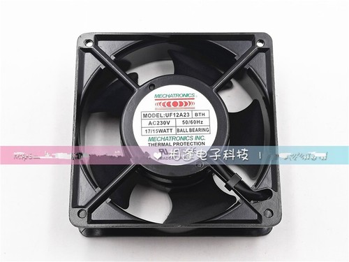 1 PCS MECHATRONICS Fan UF12A23 BTH AC230V 12038 12CM aluminum frame ...