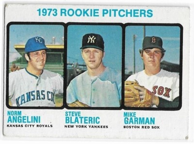 MIKE GARMAN 1973 Topps Baseball ROOKIE card #616 Boston Red Sox EX-/VG+ ...