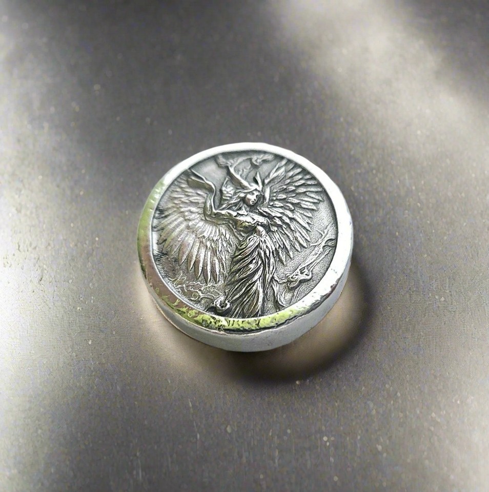 Valkyrie - Deluxe 1 Troy Ounce .999 Fine Zinc Art Round - Laser Etched ...