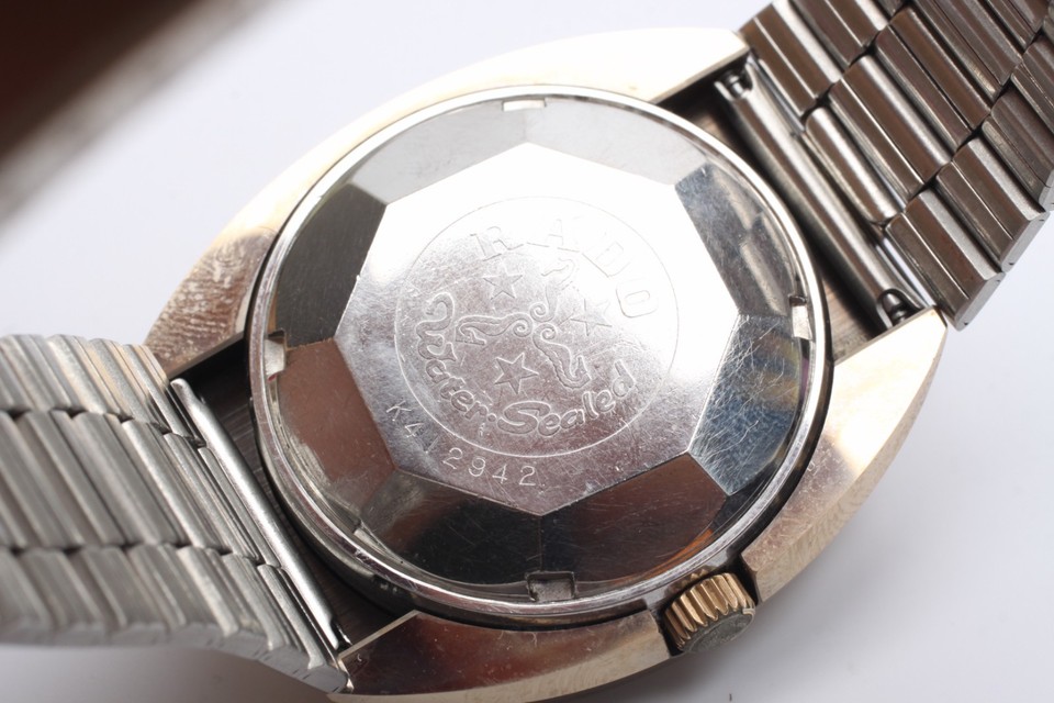 Vintage [Near MINT] RADO BALBOA V Gold Date 36mm men's Automatic Watch ...