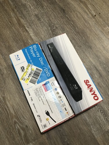 Sanyo Blu-ray Disc DVD Player FWBP505F HDMI USB Remote Box Guide Black ...