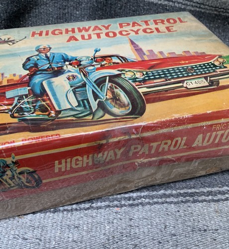 Vintage ATC Japanese Tin Toy Motorcycle Box Original Japan | eBay