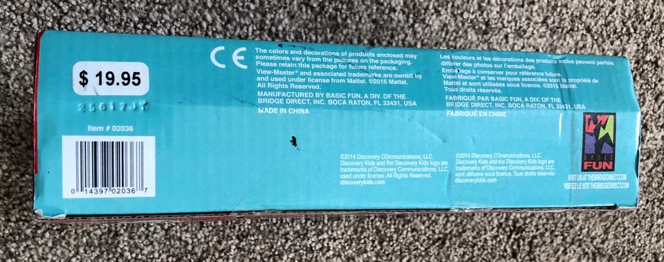 3D VIEW-MASTER DISCOVERY KIDS Dinosaurs Marine Animals Viewmaster ...