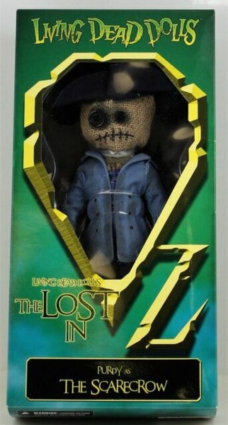 Living Dead Dolls Lost in Oz Purdy as The Scarecrow 10 Doll. Mezco Toyz ...