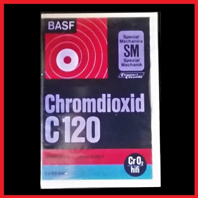 Audio Cassetta Basf Chromdioxid C 120 BOX 1972 - Musicassetta Sigillata ...