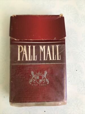Vintage Pall Mall Cigarette Box Empty | eBay
