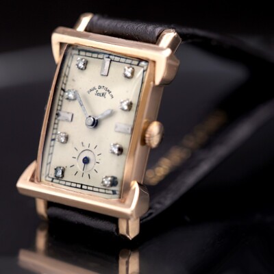 Paul Ditisheim Diamond Dial Watch | 14K Yellow Gold Luxury Swiss Watch ...