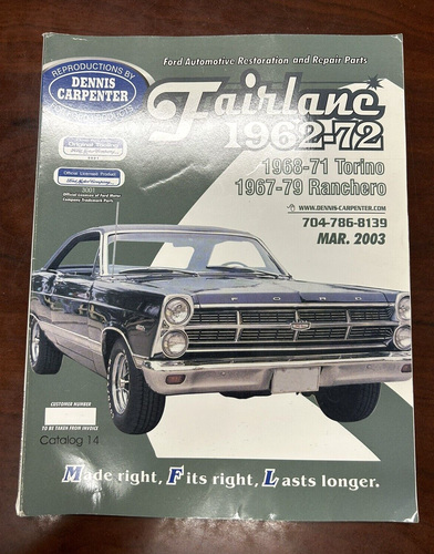 Dennis Carpenter Ford Automotive Restoration & Repair Parts Mar 2003 ...