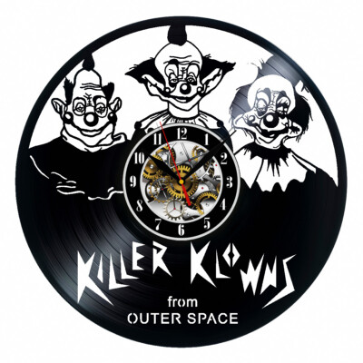 Killer Klowns Halloween Horror Movie Wall Clock Home Decor Art Gift ...