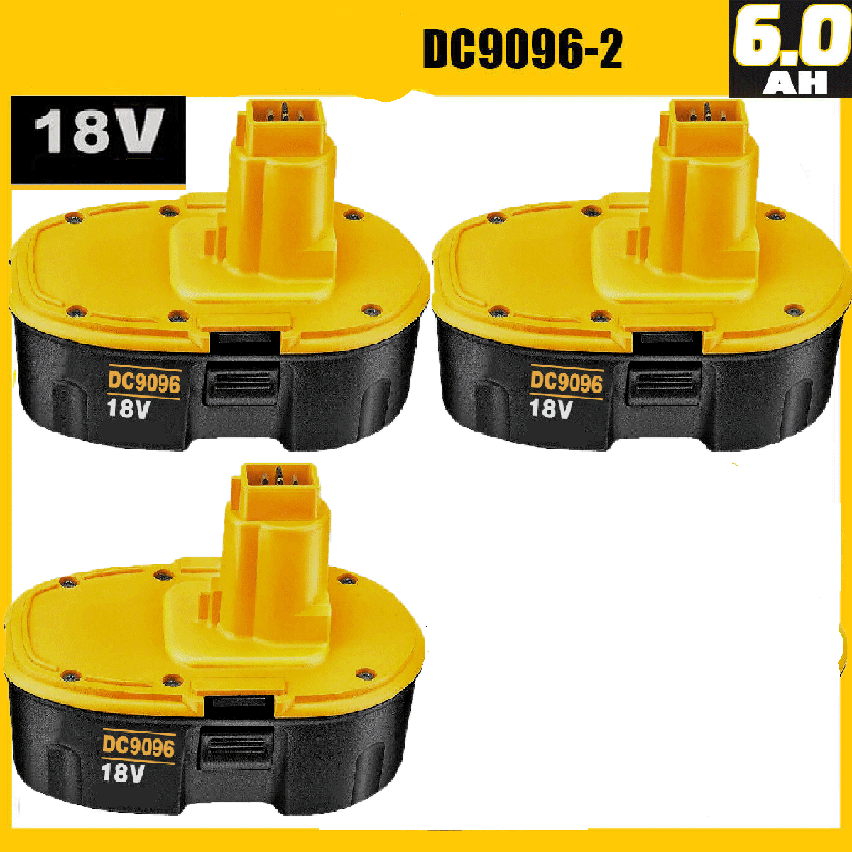 1~10 PACK 18V Replacement For Dewalt 18 VOLT DC9096 DC9098 Ni-MH ...