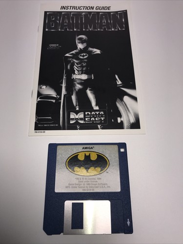 BATMAN - COMMODORE AMIGA GAME - 1989 DC COMICS / DATA EAST | eBay