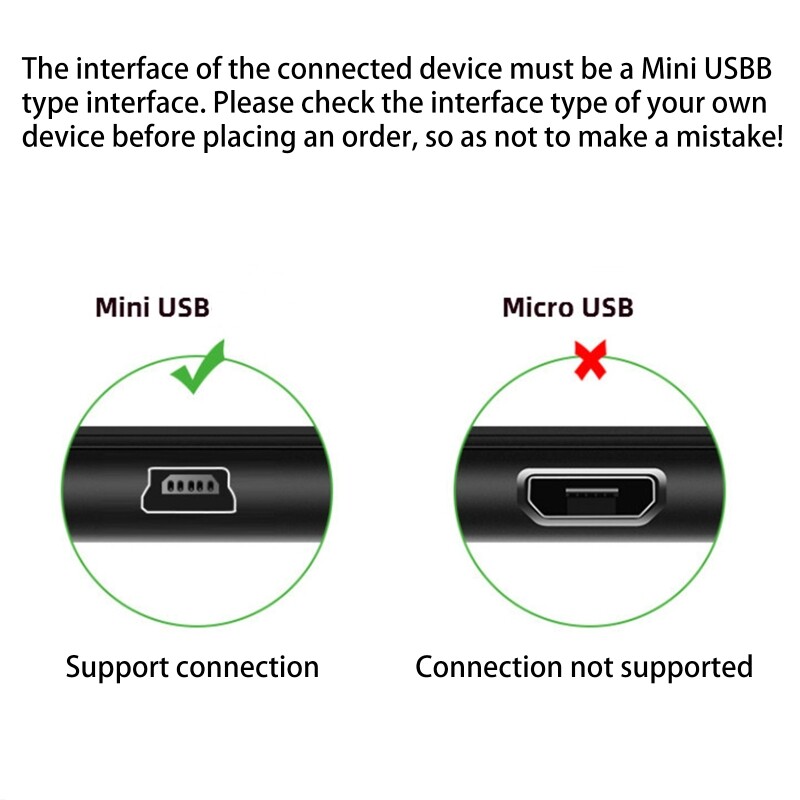 Mini USB Charger Power Cable Mini USB to USB Data Sync for MP3 Player ...