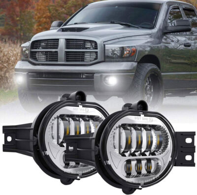 New Version DOT LED Fog Lights For Dodge Ram 1500 02-08 / Ram 2500 3500 ...
